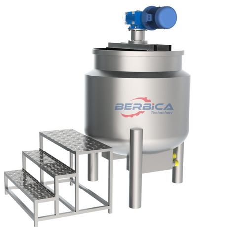 BMK- 300L Heating Jackets Liquid Mixing Kettle - Buy Liquid mixing tank ...